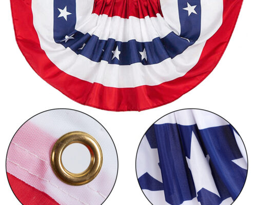 American Pleated Fan Flag